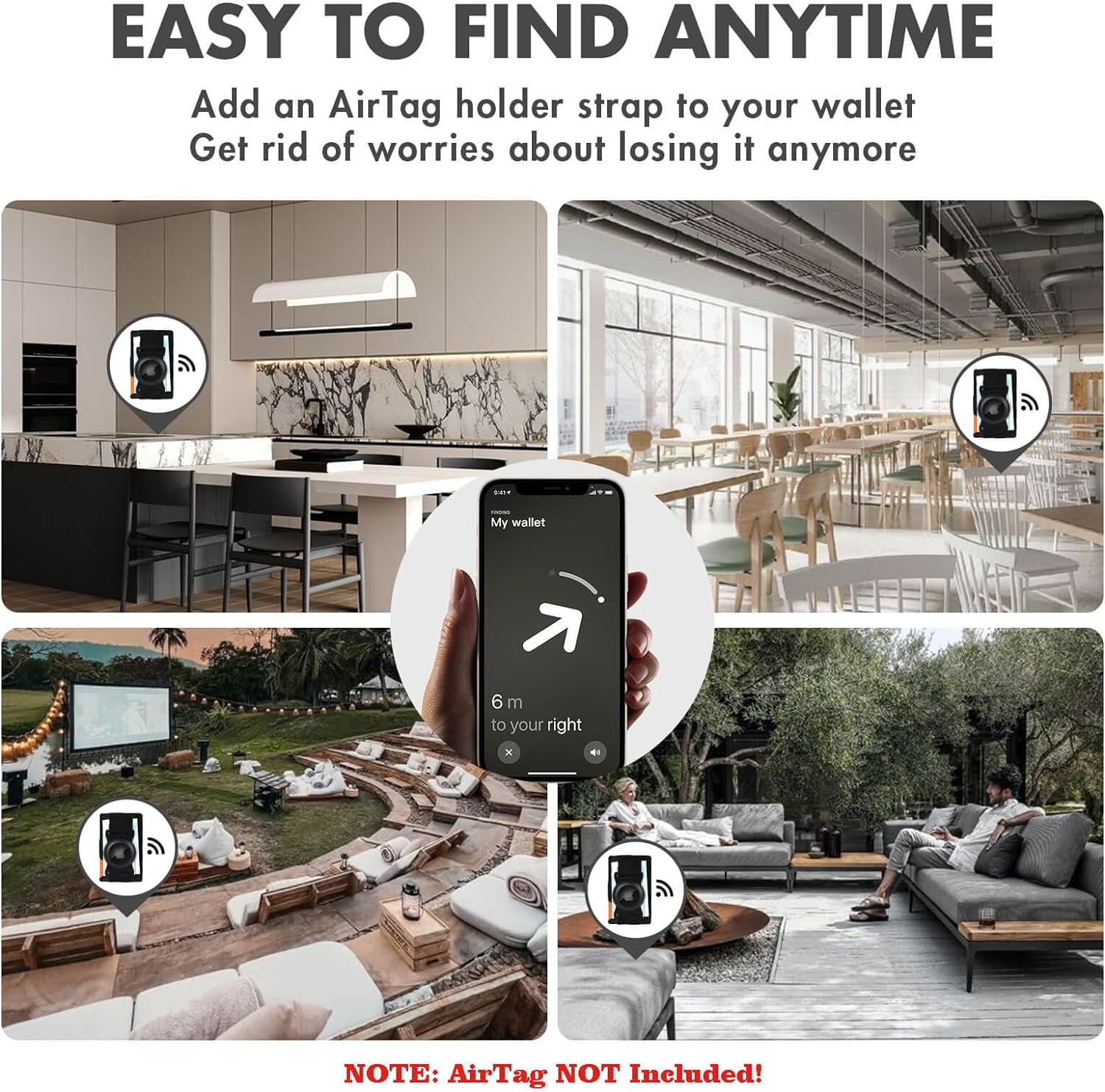 TRAHOO-Minimalist Wallet Coin Tray for Men, Removable Key Holder for ...