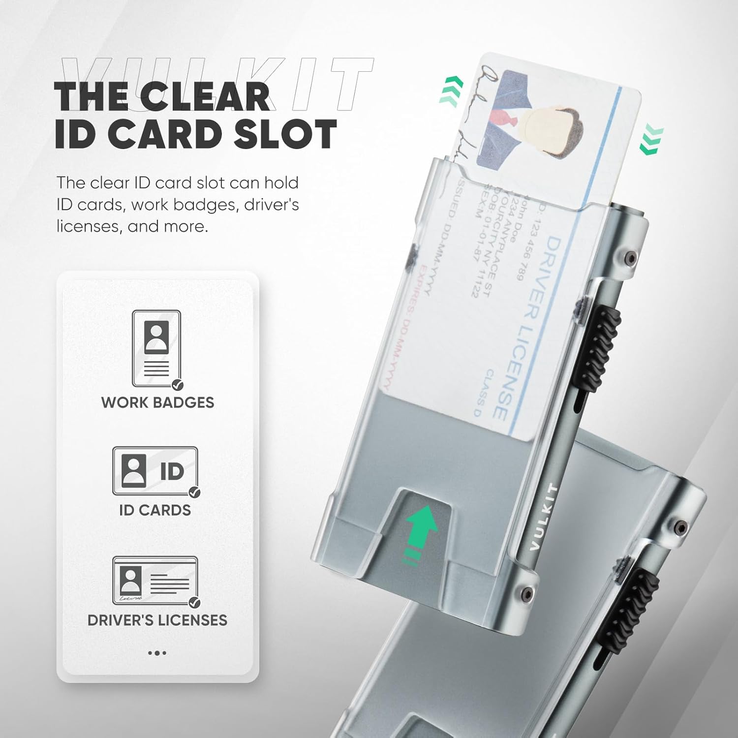 TRAHOO-Minimalist Wallet for Men, Pop Up Slim RFID Blocking Card Wallet ...