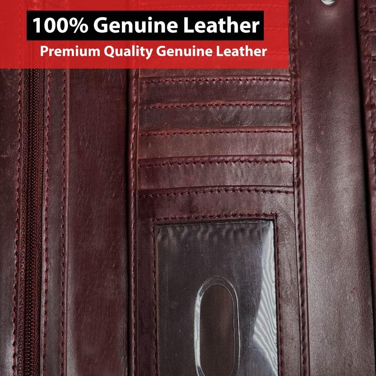TRAHOO-Motorcycle Chain Wallet for Men u2013 100% Natural Genuine ...