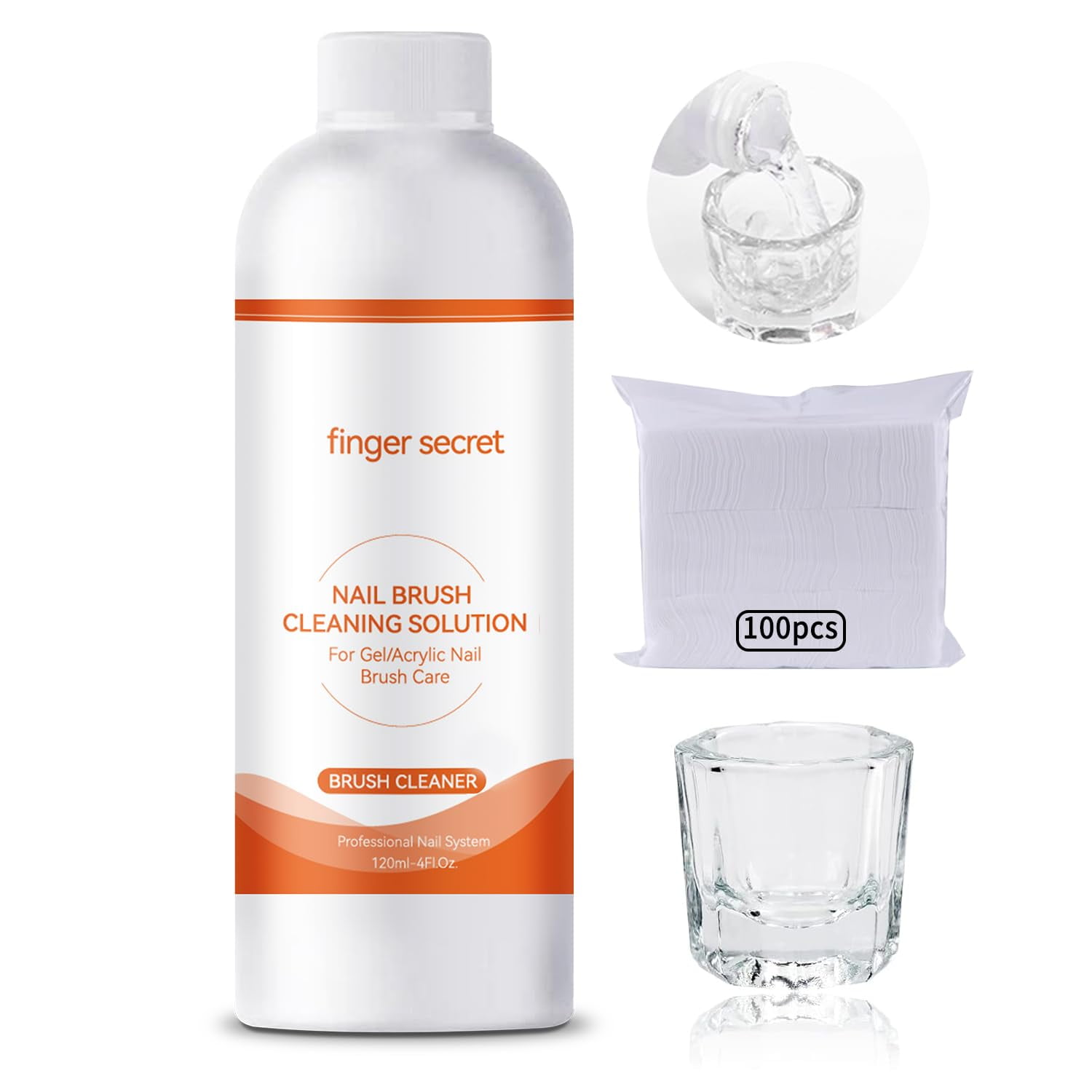 TRAHOO-Nail Brush Cleaner & Restorer Nail Brush Clean Solution Quickly ...