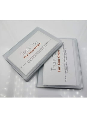 Clear Wallet Inserts
