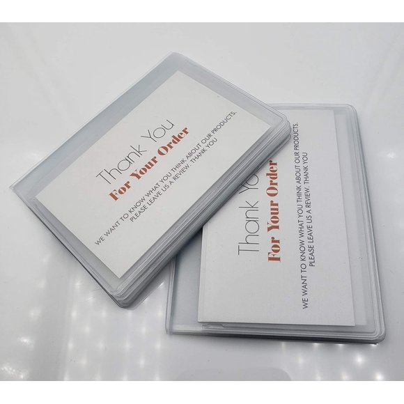 Clear Wallet Inserts