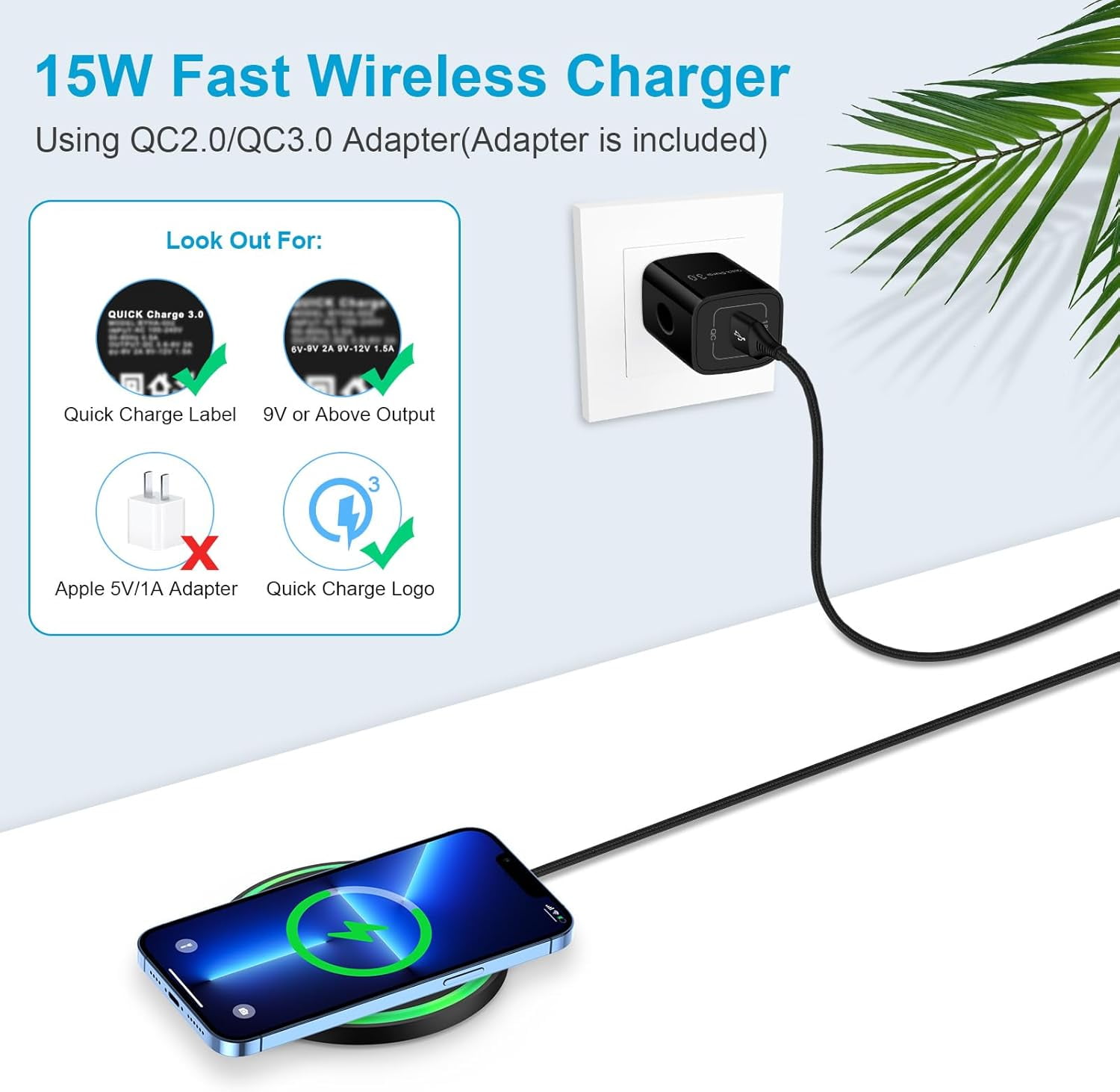 TRAHOO-Pixel 9 Wireless Charger Pad 15W Fast Wireless Charging Station ...