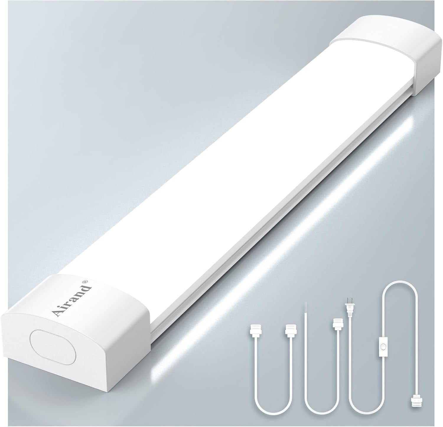 TRAHOO-Plug in Ceiling Light Fixtures, 16W 1.43FT Plug in Closet Light ...