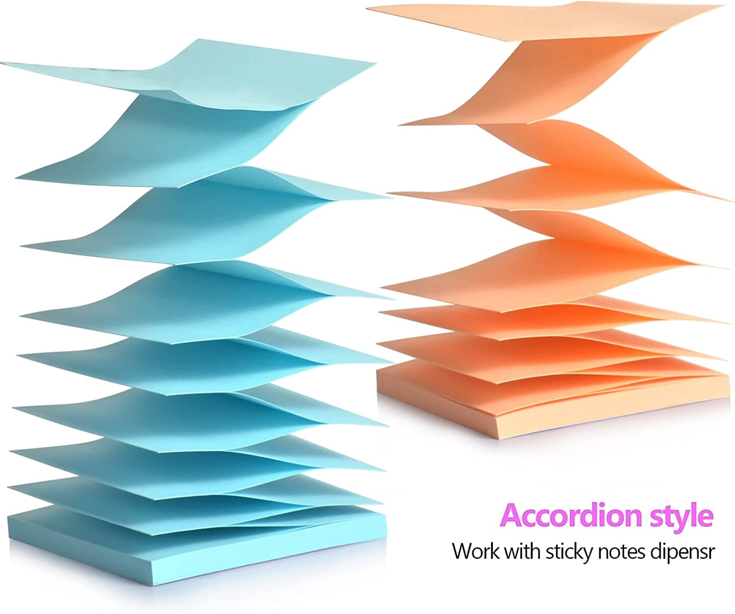 TRAHOO-Pop Up Sticky Notes Pad, 3 in x 3 in Candy Color Easy Post Notes ...