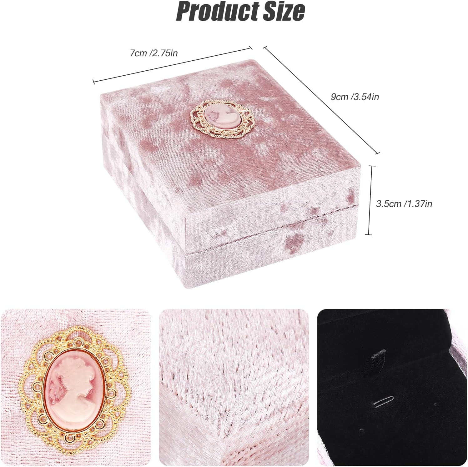 TRAHOO-Premium Pink Pendant Necklace Gift Box for Jewellery Gift Boxes ...