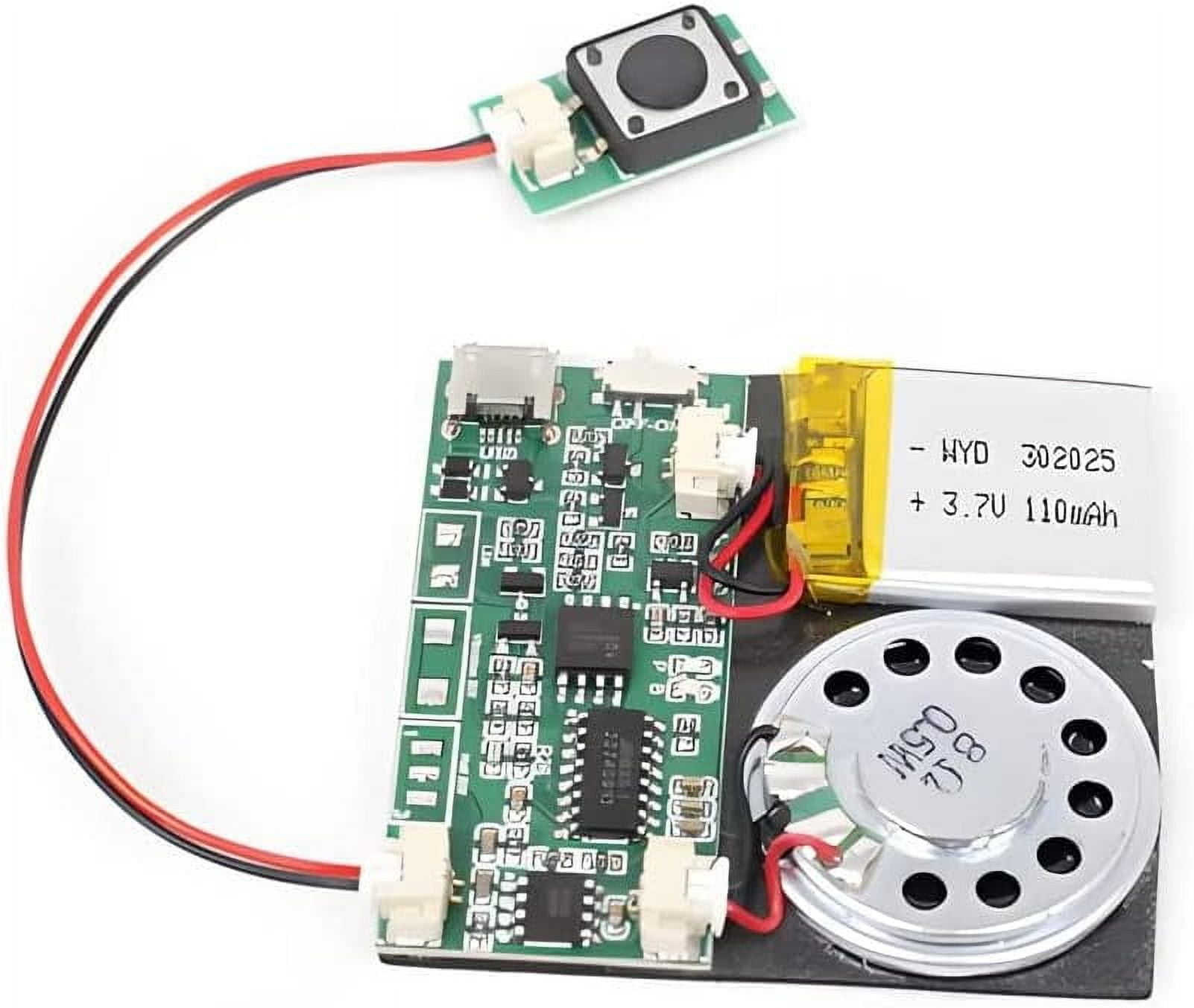 TRAHOO-Press-Button Control Activated 8M MP3 Recordable PCB Sound ...