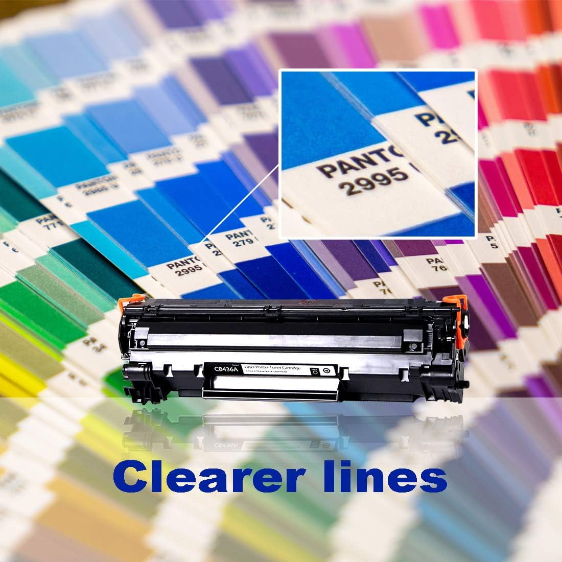 TRAHOO-Print Toner CB436A 36A Toner Cartridge Compatible for HP ...