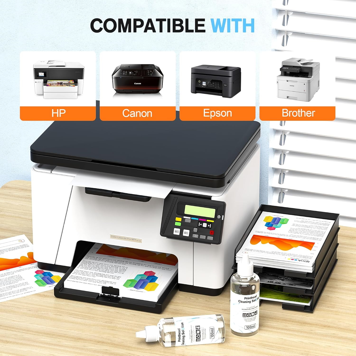 TRAHOO-Printer Cleaning Kit Print Head Cleaning Kit for Epson Ecotank ...