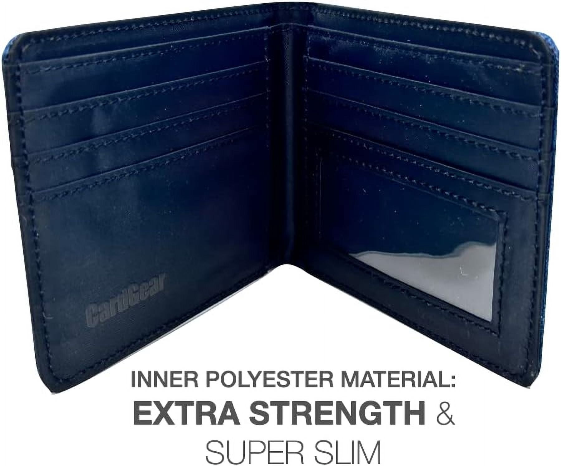 TRAHOO-RFID Blocking Full Size Bifold Wallet with 8 Slots, 1 Key Pocket ...