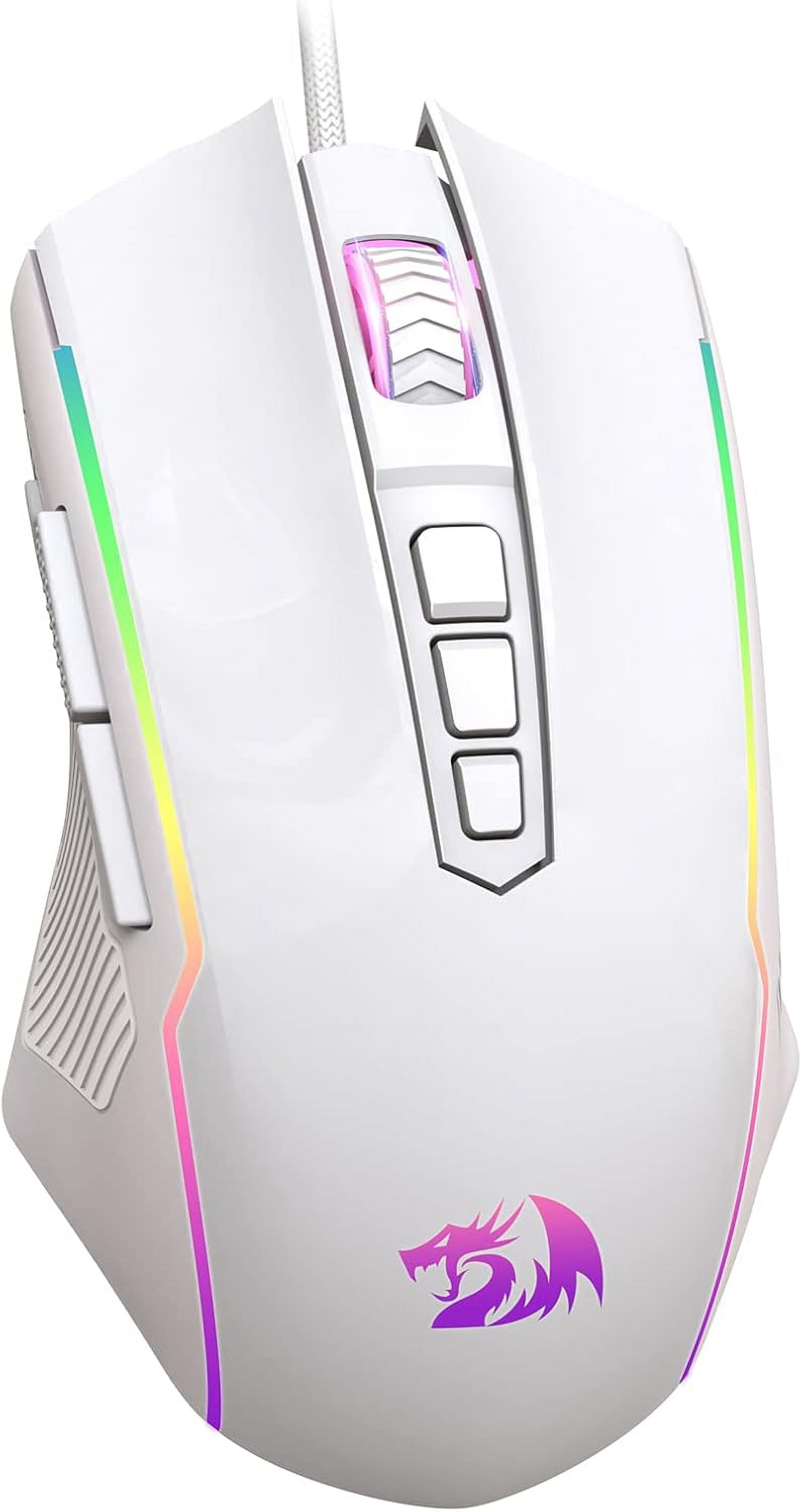 TRAHOO-RGB Backlit Gaming Mouse - 8000 DPI, 9 Programmable Buttons ...
