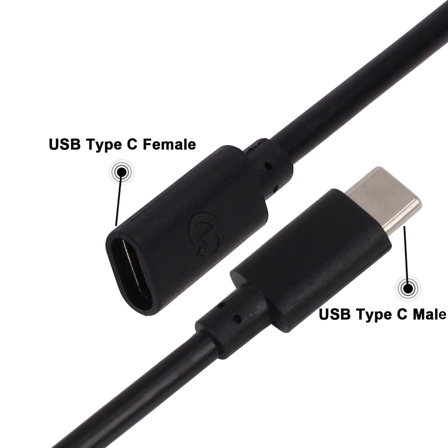 TRAHOO-Raspberry Pi Power Switch, 2 Pack USB Type C Male to Female ...