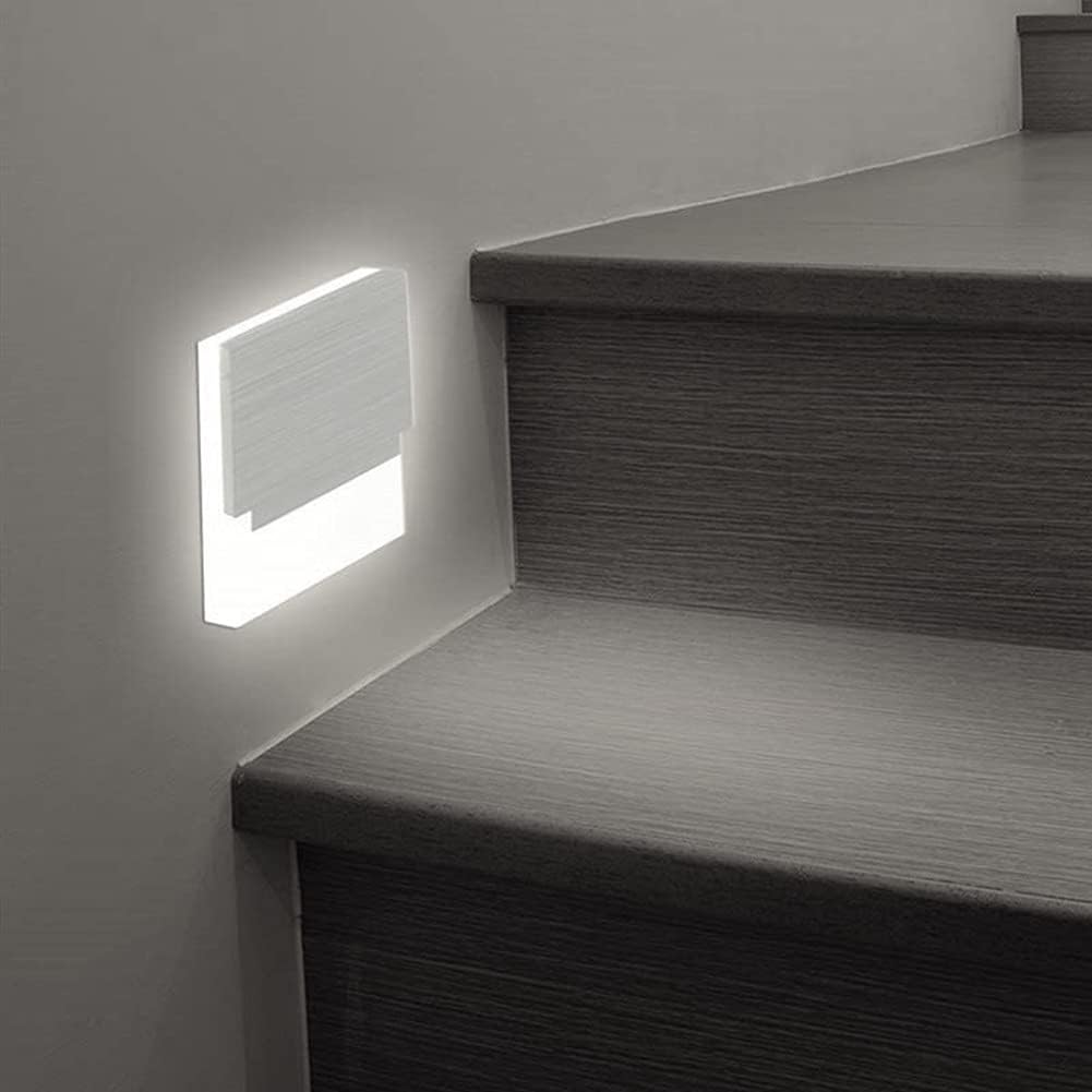 TRAHOO-Recessed Step Lighs, 120 lm Cool White CRI 90, Modern Stair ...