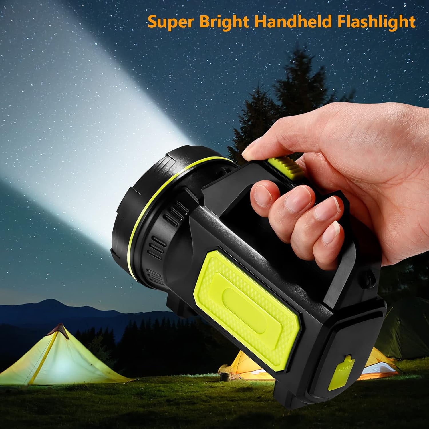 TRAHOO-Rechargeable Spotlights Handheld Flashlight LED Super Bright ...