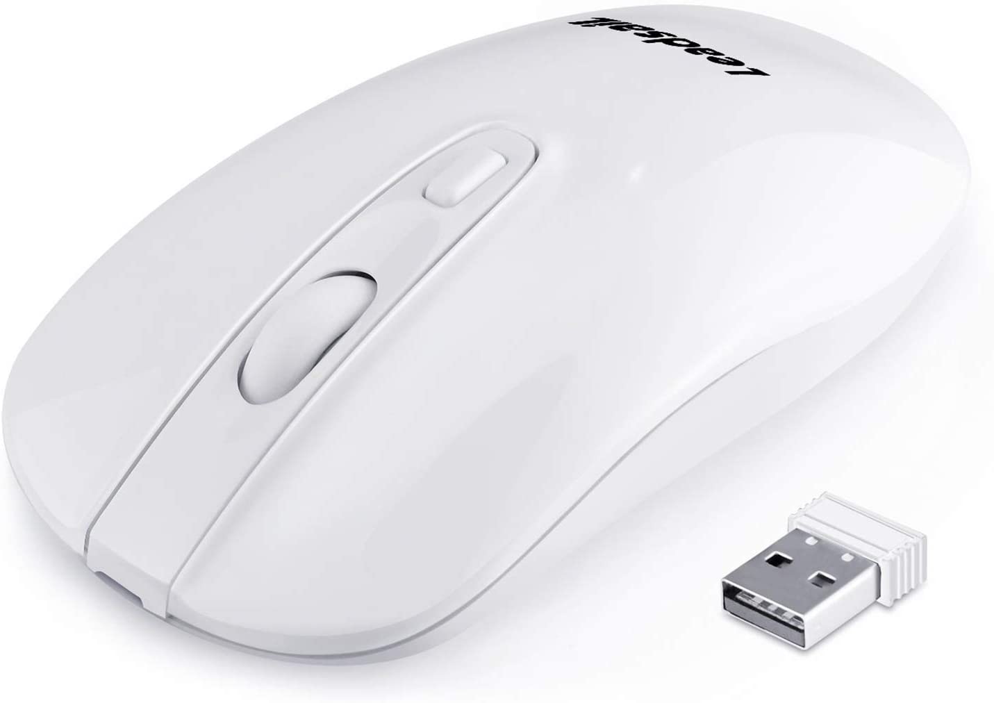 TRAHOO-Rechargeable Wireless Computer Mouse, 2.4G Portable Slim ...