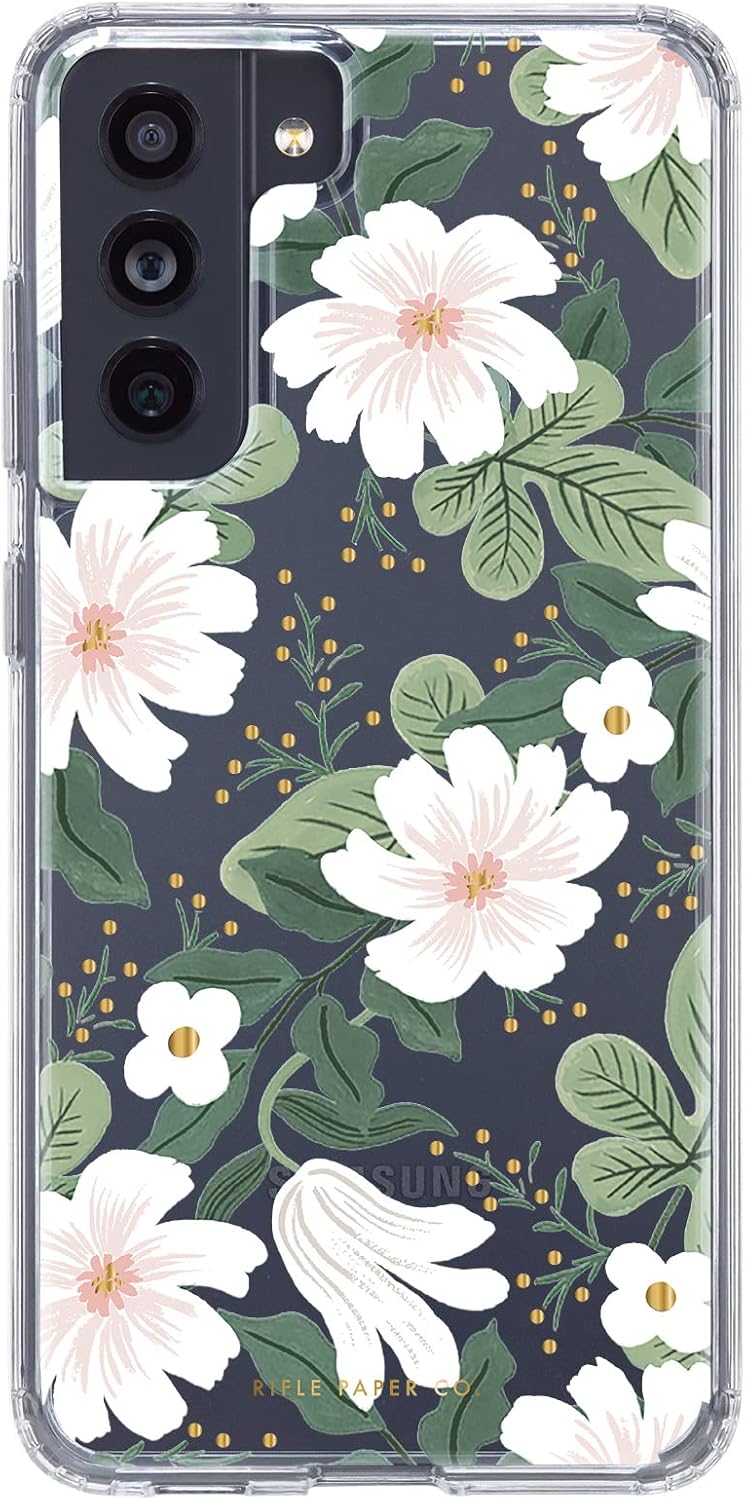 TRAHOO-Rifle Paper Co. Samsung Galaxy S21 FE 5G Case Cover - 10ft Drop ...