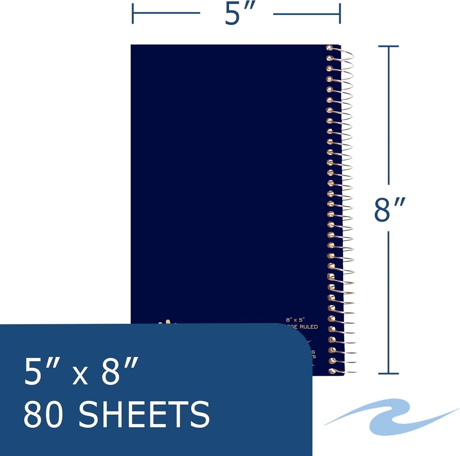 TRAHOO-Roaring Spring Lefty Spiral Journal, College Ruled Small Left ...