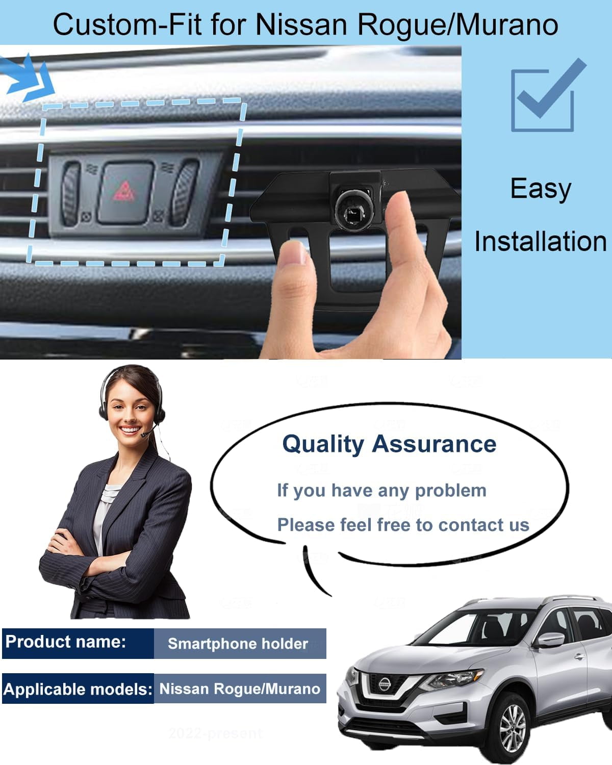 TRAHOO-Rogue Phone Mount Rogue Mount Magnetic Phone Holder for Nissan ...