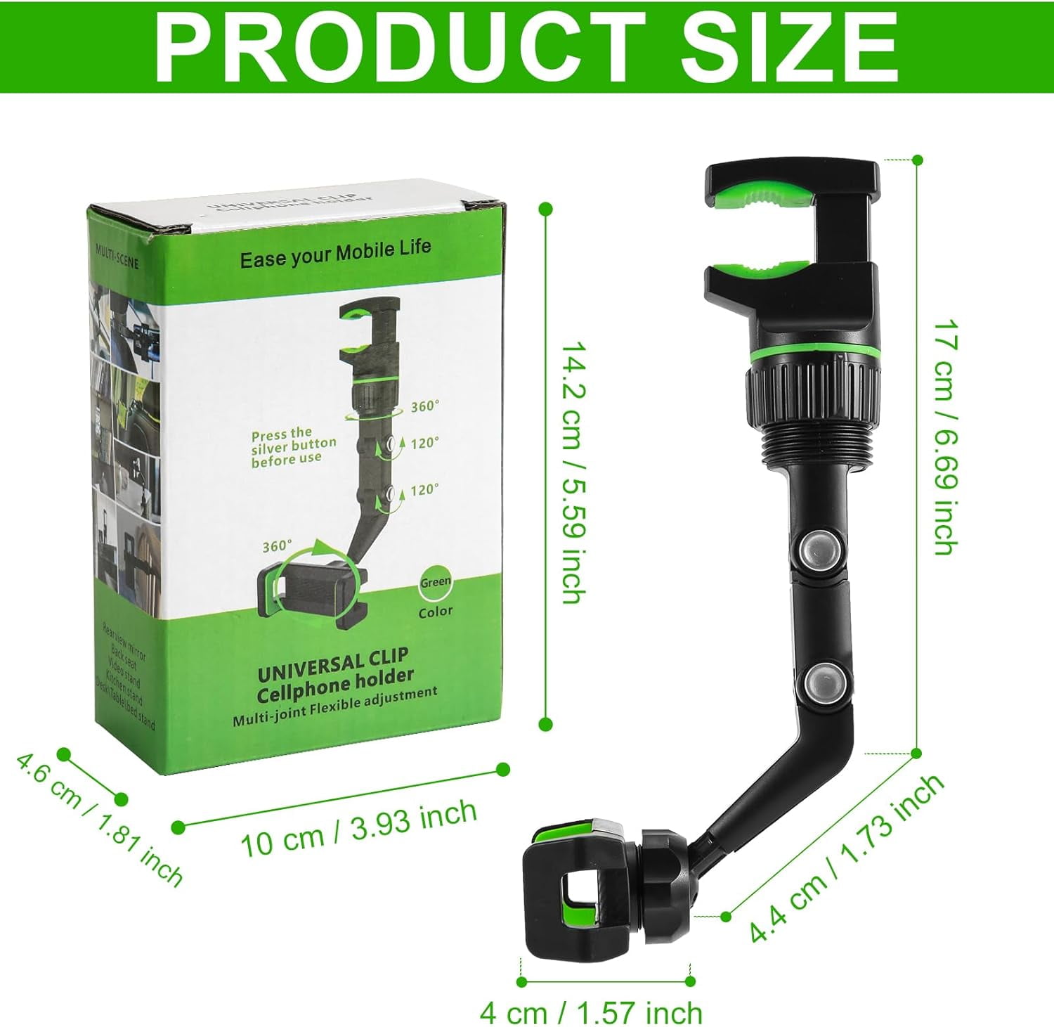 TRAHOO-Rotatogrip Phone Holder, 360 Degree Rotatable Rotato Grip Cell ...