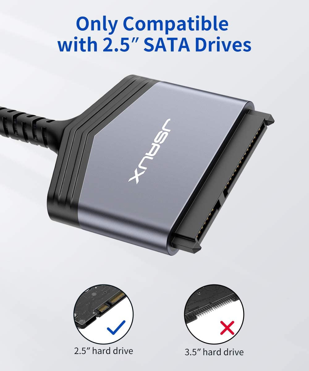 TRAHOO-SATA to USB C Cable, USB-C 3.1 to 2.5\u201d SATA III Hard Driver ...