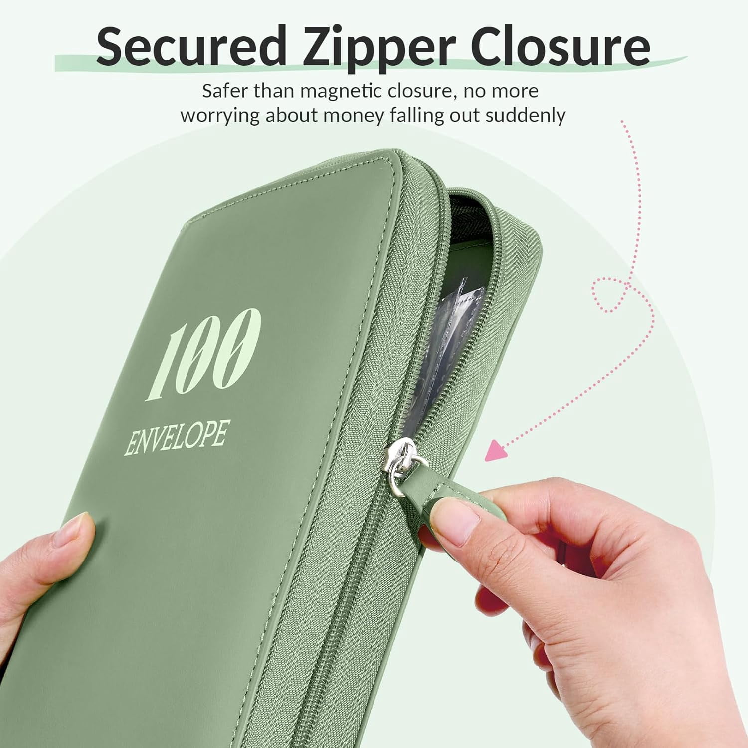 TRAHOO-Savings Challenges Book with Extra Pocket Storage, Zipper ...