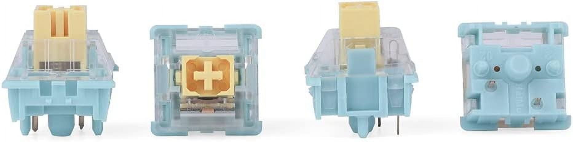 TRAHOO-Sea Salt Mechanical Keyboard Switches Set, Non-silent switch, 5 ...