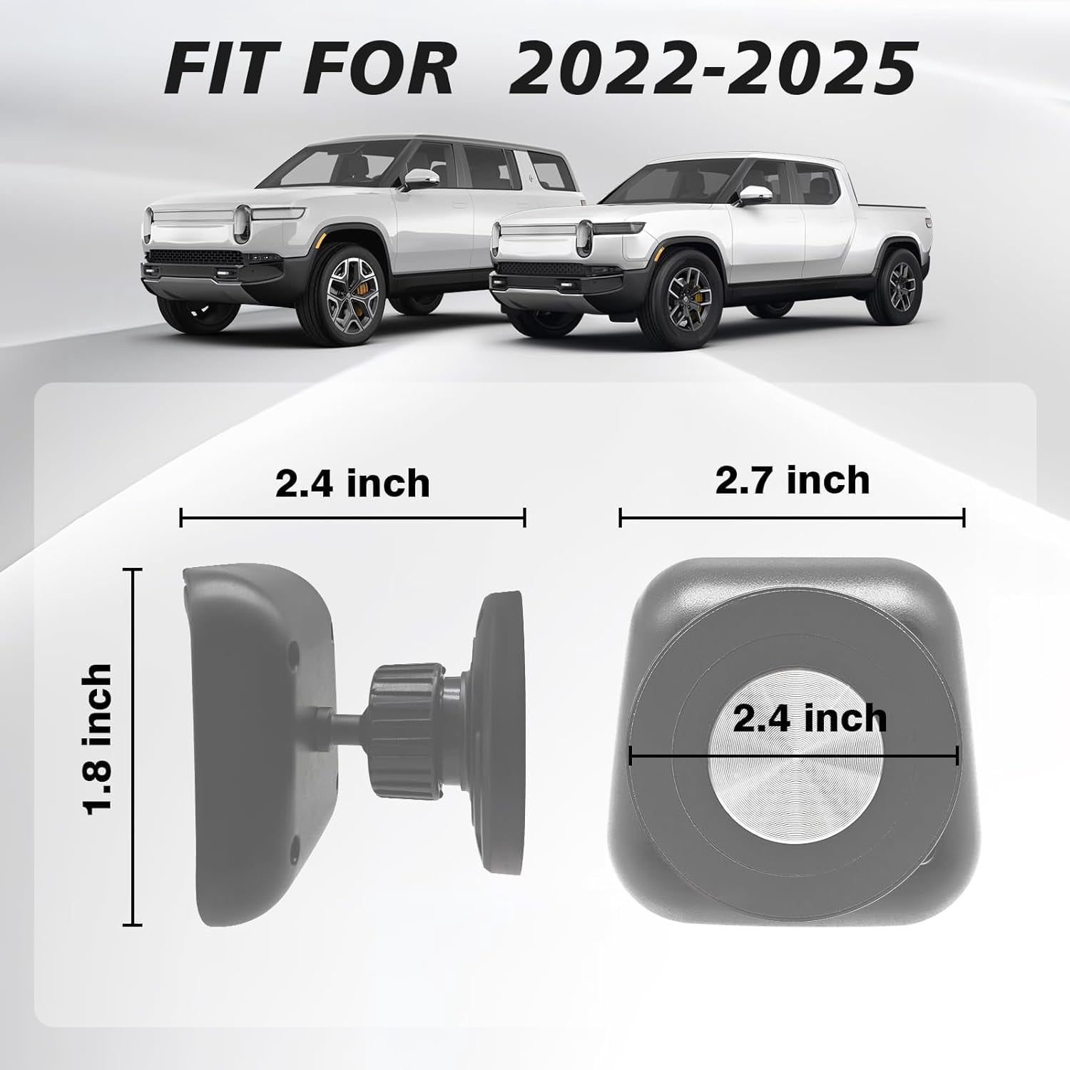 TRAHOO-Seat Back Second Row Anchor 1/4 Screw Mount Phone Holder Tablet ...