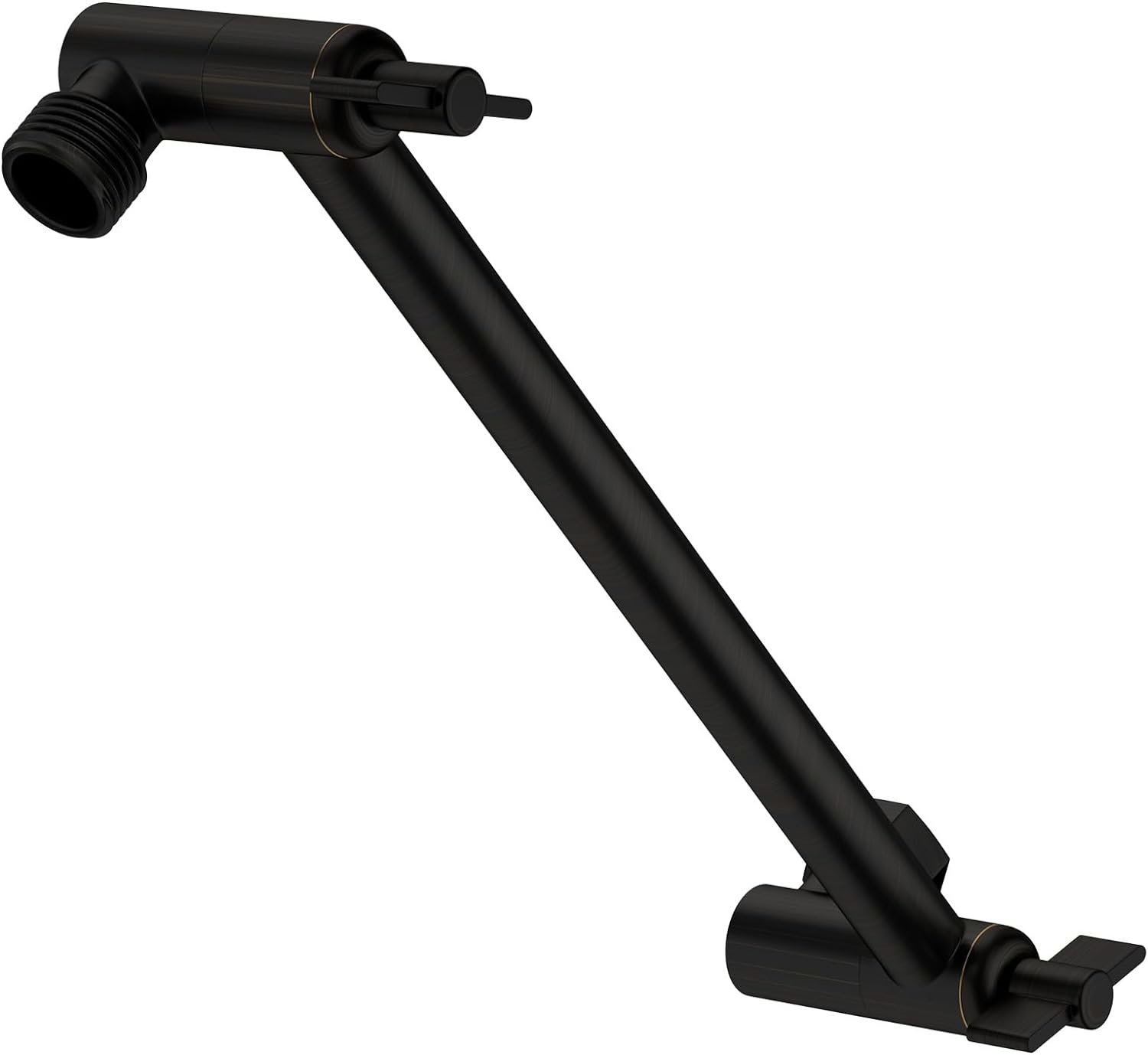 TRAHOO-Shower Extension Arm 11 Inch Oil Rubbed Bronze Shower Head ...
