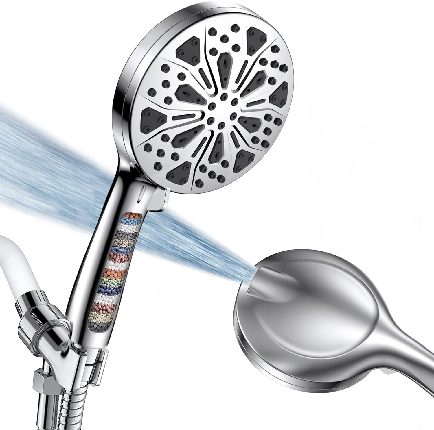 TRAHOO-Shower Heads with Handheld Spray Combo, High Pressure Filtered ... TRAHOO-Shower Heads with Handheld Spray Combo, High Pressure Filtered ...