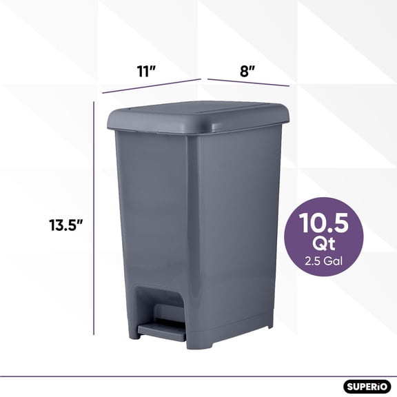 Trash Can Lid And Foot Pedal