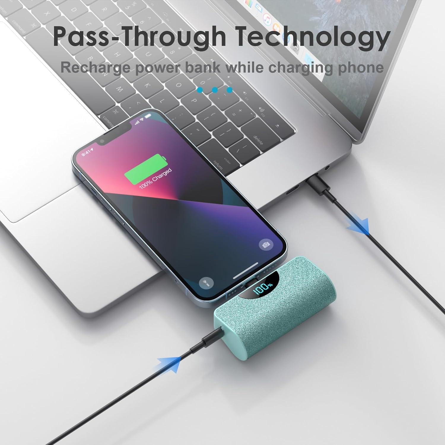 TRAHOO-Small Portable Charger 5200mAh,Upgraded Ultra-Compact 20W PD ...
