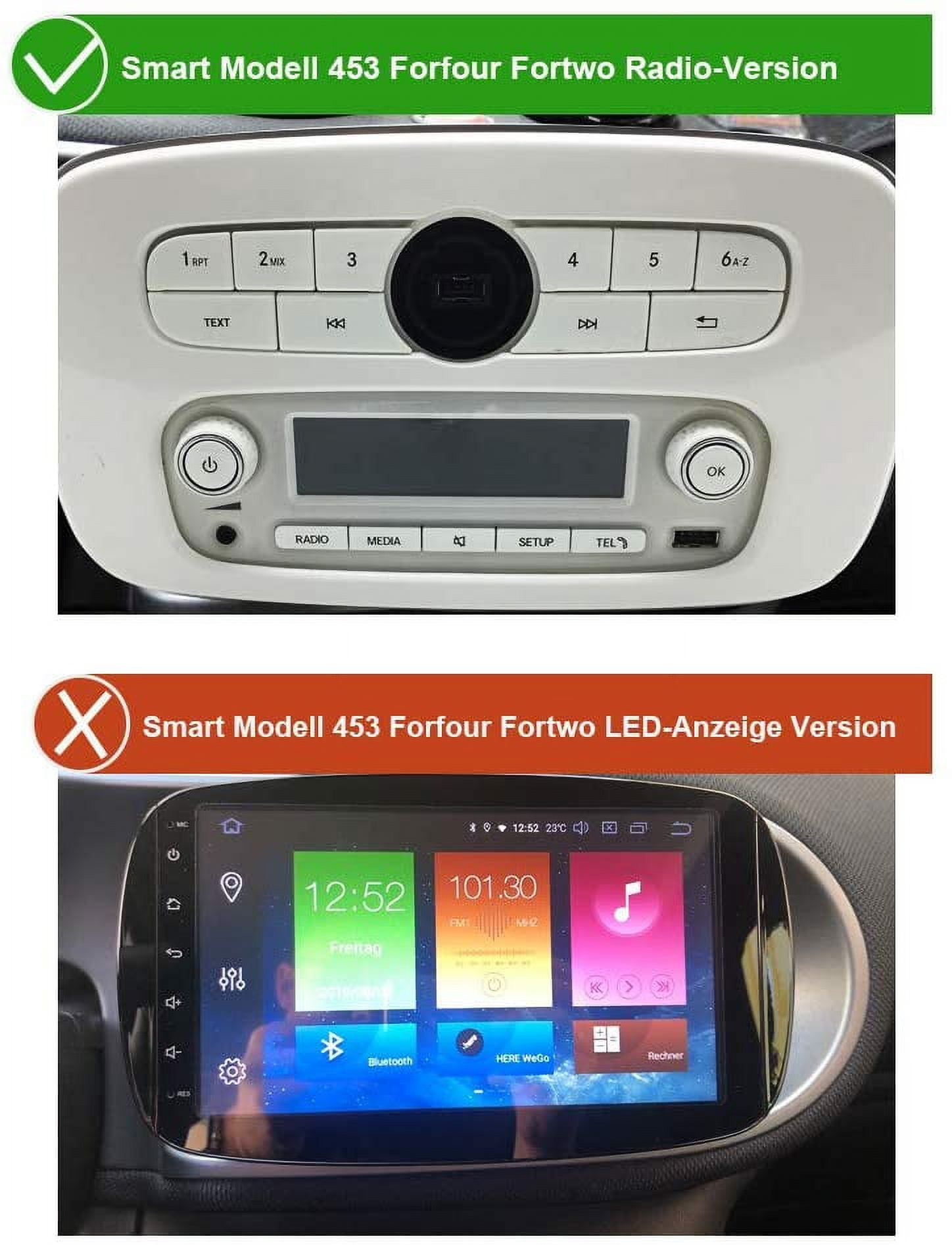 TRAHOO-Smart 453 Mobile Phone Holder Car Phone Holder Air Vent Mini ...
