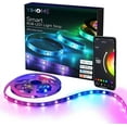 TRAHOO-Smart LEDs Light Strip, 60 LEDs/m, 16.4ft Wi-Fi RGB Strip Light ...