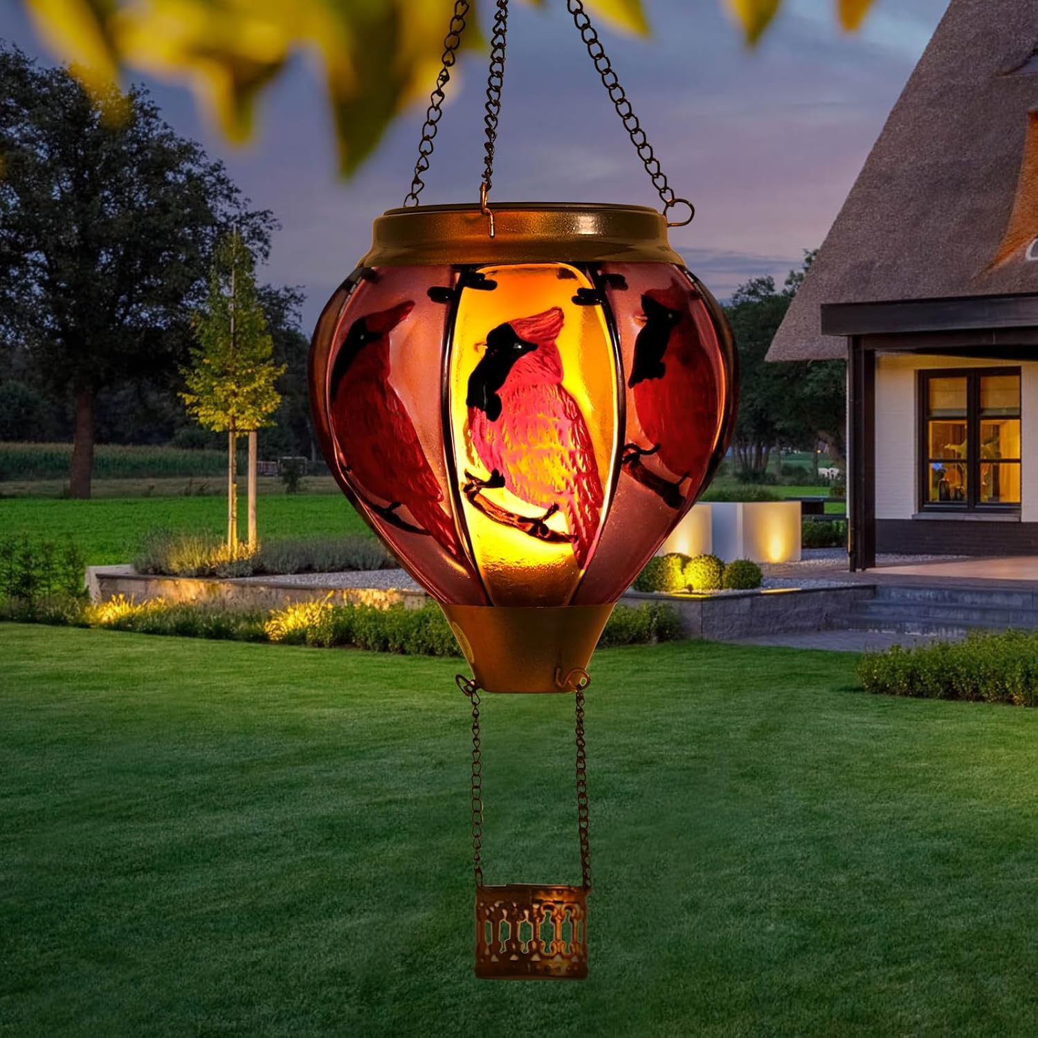 TRAHOO-Solar Hot Air Balloon - Solar Lanterns Outdoor Hanging ...