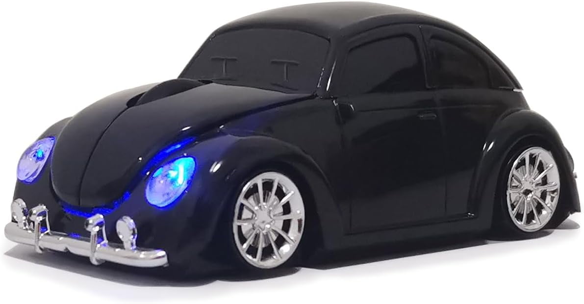 TRAHOO-Sport Car Shaped Computer Mouse,Wireless Car Mouse 2.4Ghz ...