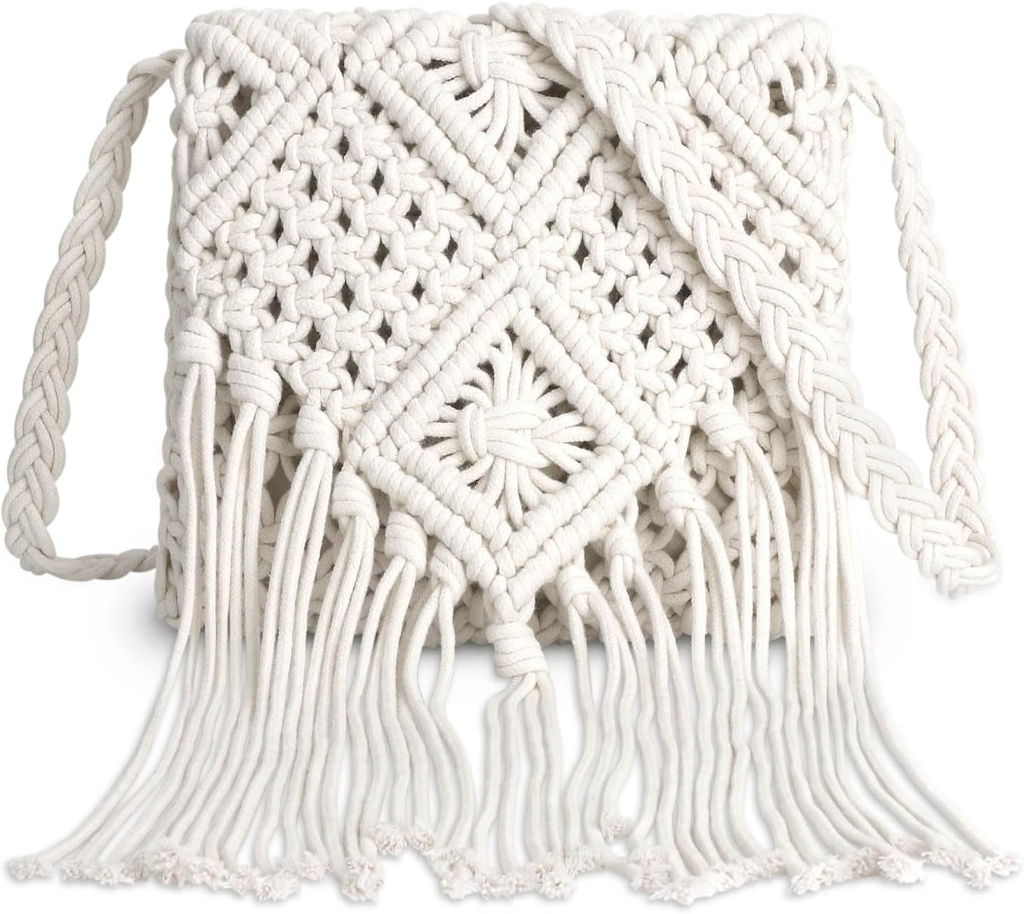 TRAHOO-Straw Handbags Purses Crossbody Pocketbook Bag Casual Woven ...