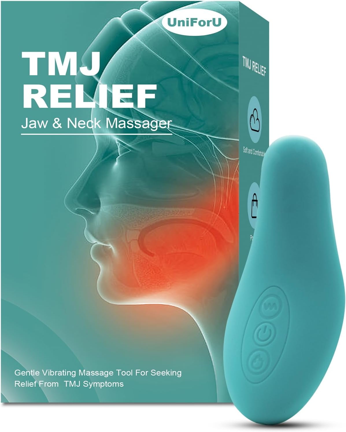 Trahoo Tmj Relief Products Jaw Massager Gentle Vibrating Tmj Massage Tool Tmj Massager For Jaw