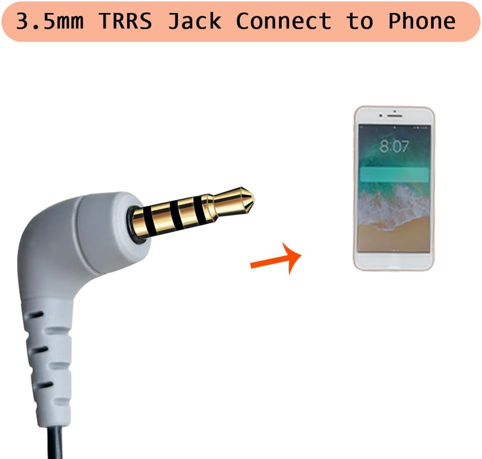 TRAHOO-TRS to TRRS Adapter, Microphone Cable Compatible with Rode SC4 ...