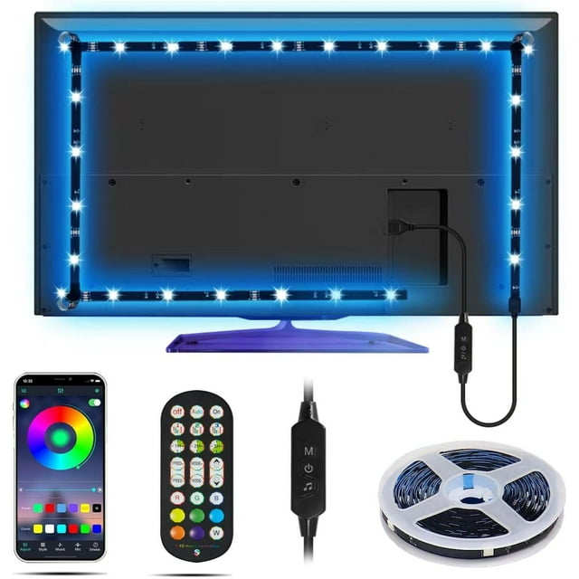 TRAHOO-TV LED Backlight, 16.4ft TV LED Lights for 55-70 Inch, TV ...