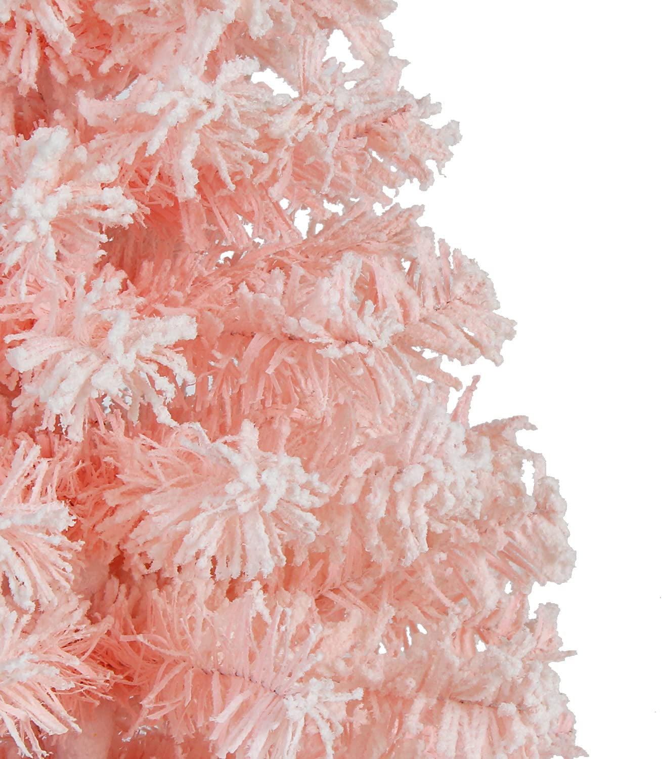 TRAHOO-Table Top Pink Artificial Christmas Tree, 2 Ft Small Mini Pink ...