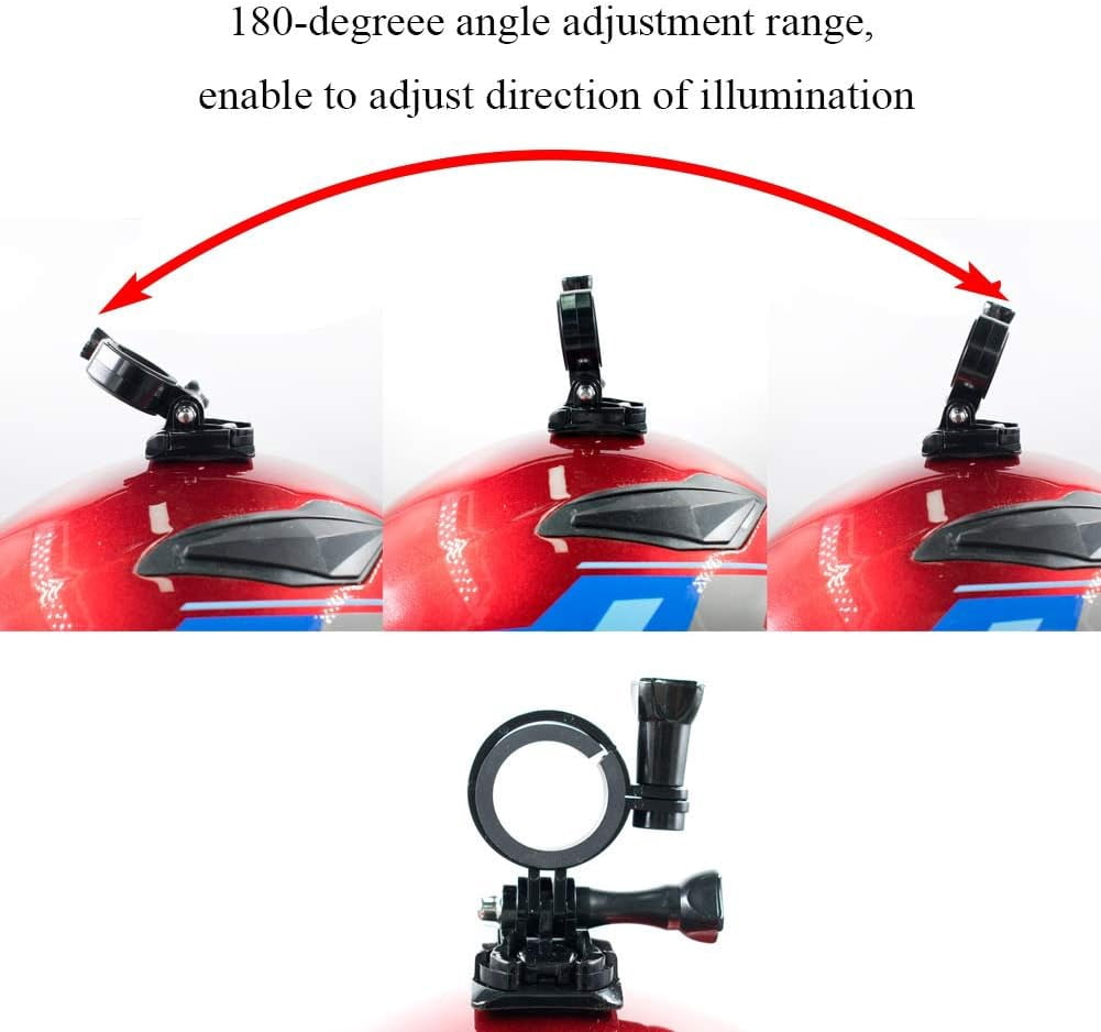 TRAHOO-Tactical Helmet Flashlight Mount Multi-Angle Portable Helmet ...