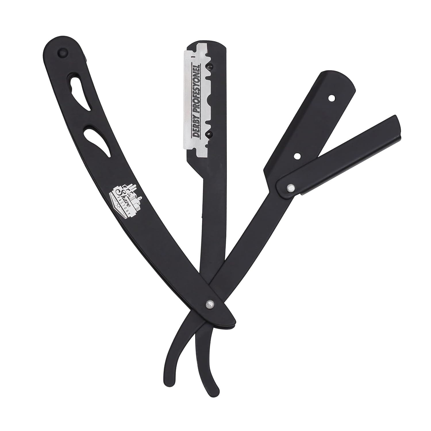 TRAHOO-The Shave Factory Straight Edge Razor Kit (Black / 300 Derby ...