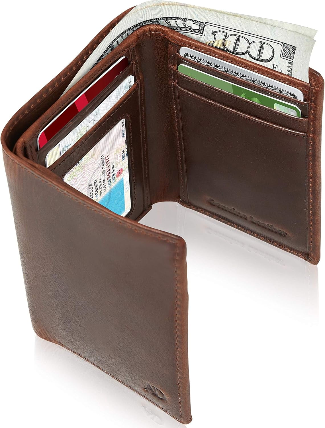 TRAHOO-Trifold Wallets for Men - Slim RFID Blocking Wallet for Securing ...