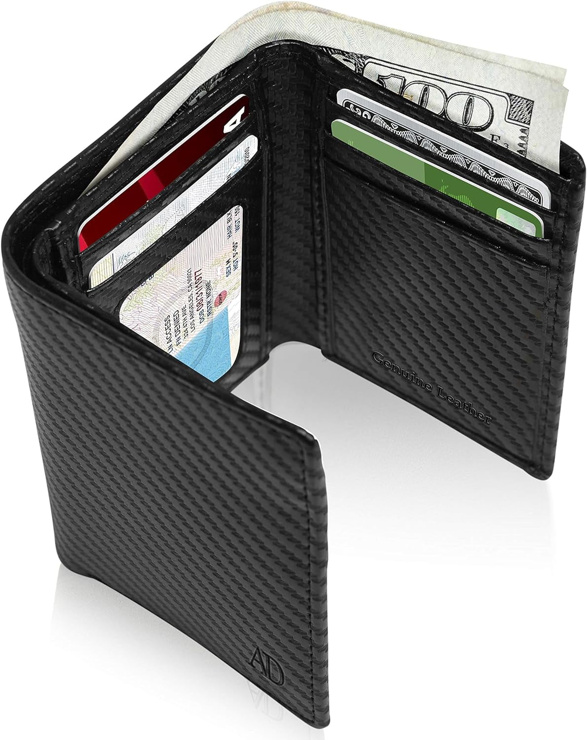 TRAHOO-Trifold Wallets for Men - Slim RFID Blocking Wallet for Securing ...