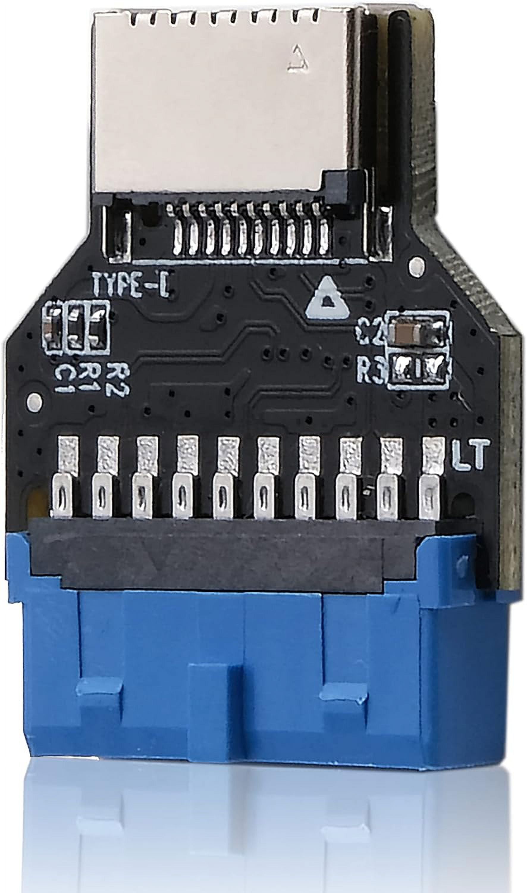 TRAHOO-USB 3.0 (USB3.1 Gen 2) Internal Header (19-Pin) to USB 3.1/3.2 ...