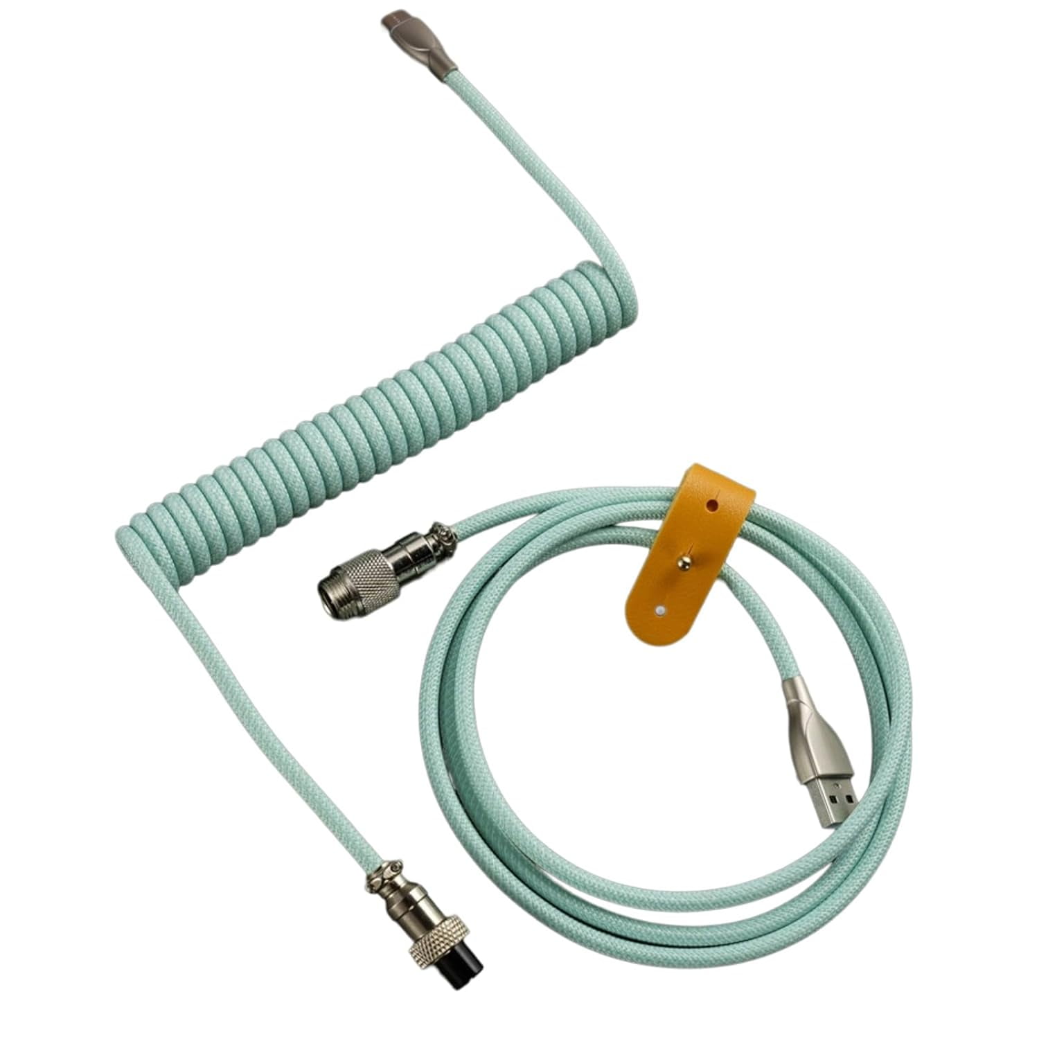 TRAHOO-USB C Coiled Keyboard Cable - Gaming Keyboard Coil Cord ,Custom ...