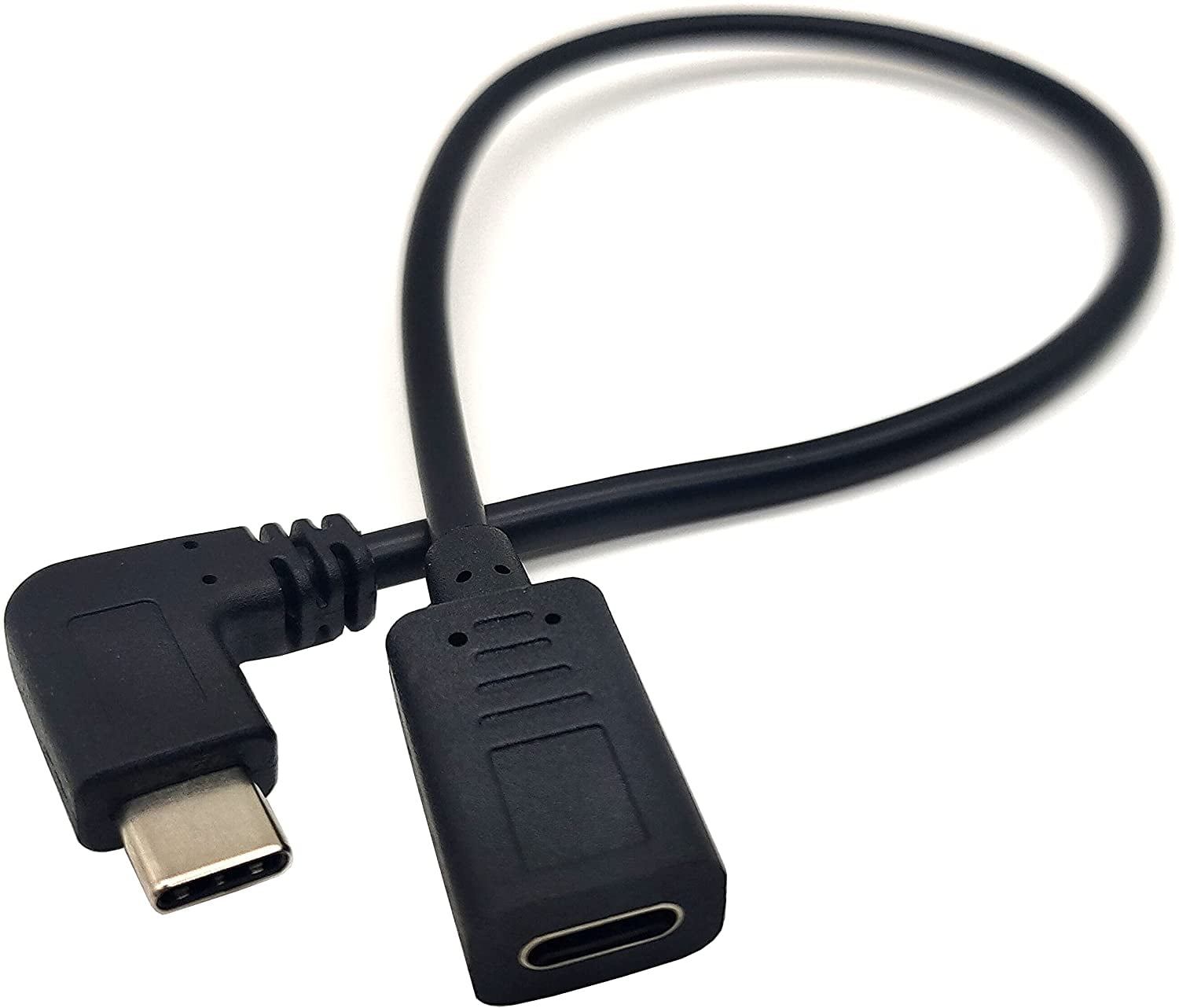 TRAHOO-USB C Extension Cable, 90 Degree USB Type C (USB-C) Male to (USB ...