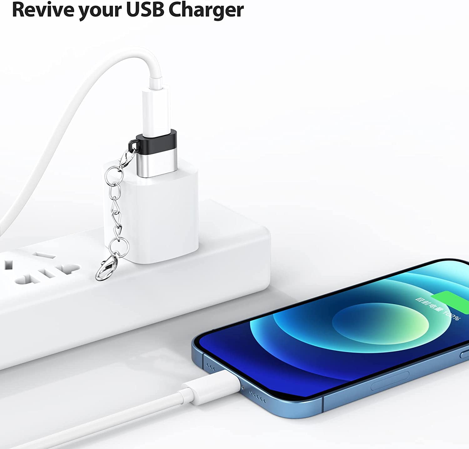 TRAHOO-USB C Female to USB Male Adapter 2 Pack, USB A Male to USB C ...