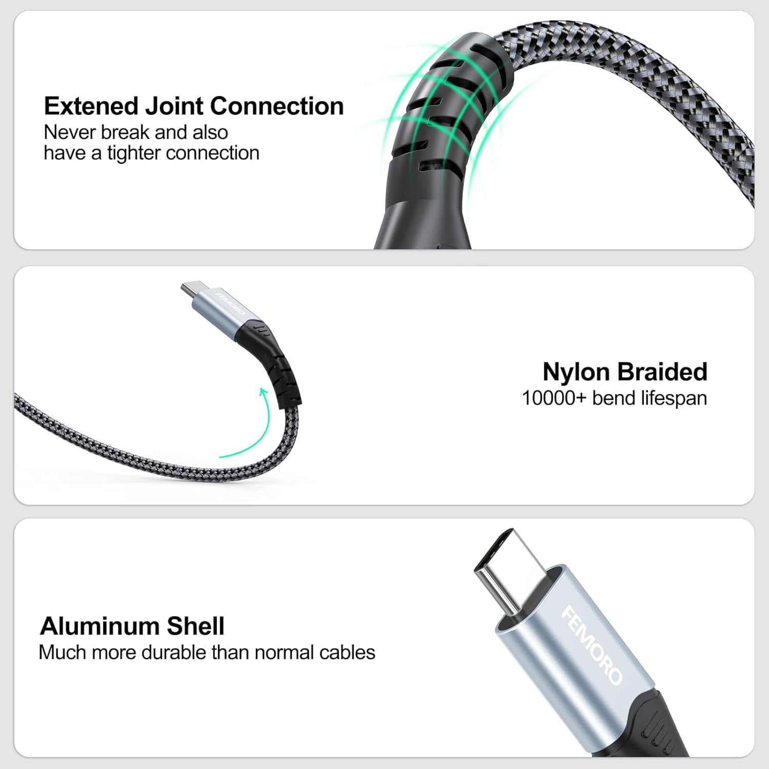 TRAHOO-USB C to Micro USB Cable 6Ft, USB-C Type C to Micro USB Cable 6 ...