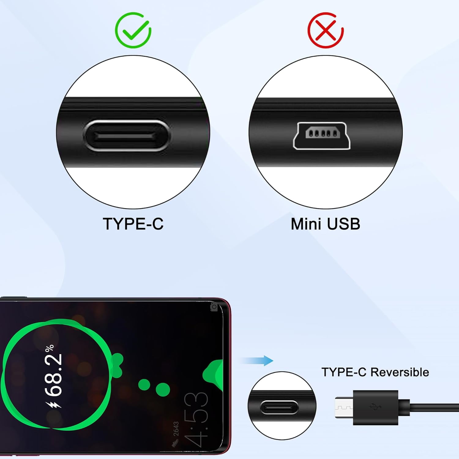 TRAHOO-USB-C USB 3.1 Type C to 19pin Header Cable,USB Type C Female to ...